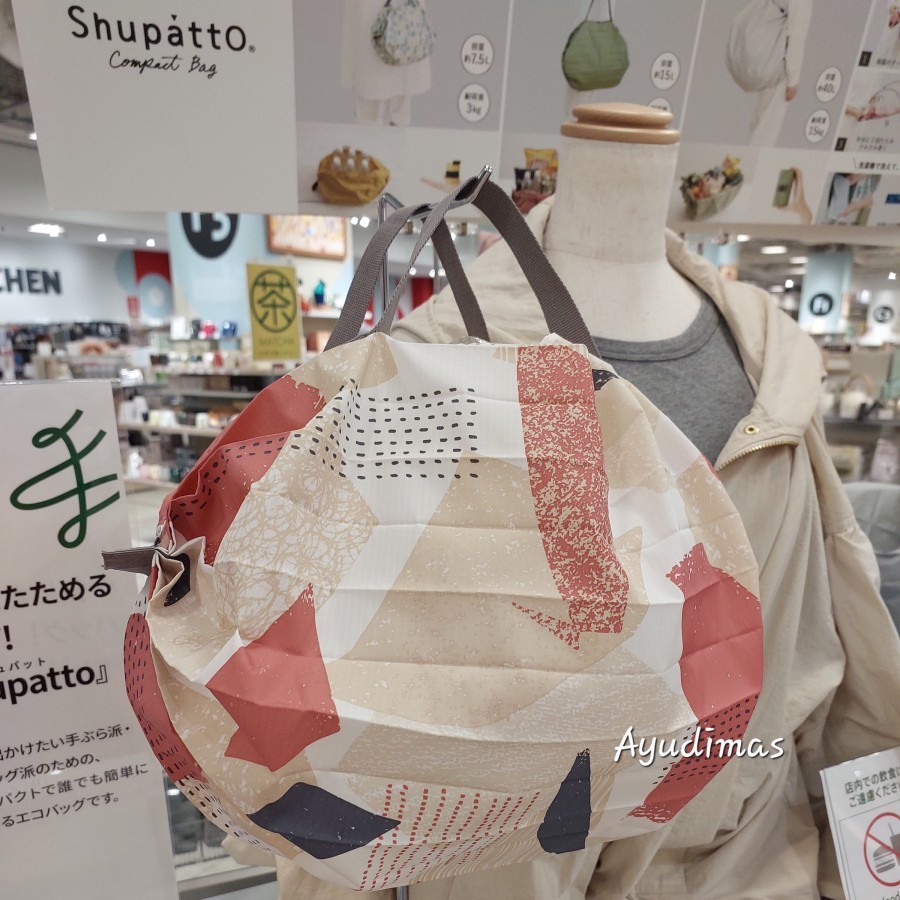 Jual Shupatto Compact Bag - Foldable shopping bag - Tas belanja lipat | Shopee Indonesia