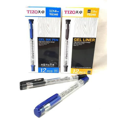 Jual (Pcs) TIZO - Bolpen Gel TG-340 1.0mm / Pen Tanda Tangan | Shopee ...