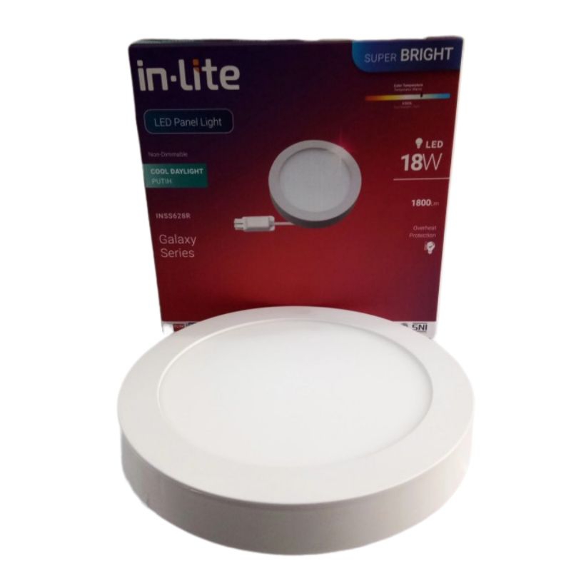 Jual INLITE LAMPU DOWNLIGHT LED PANEL LAMPU PLAFON BULAT SEGI ...