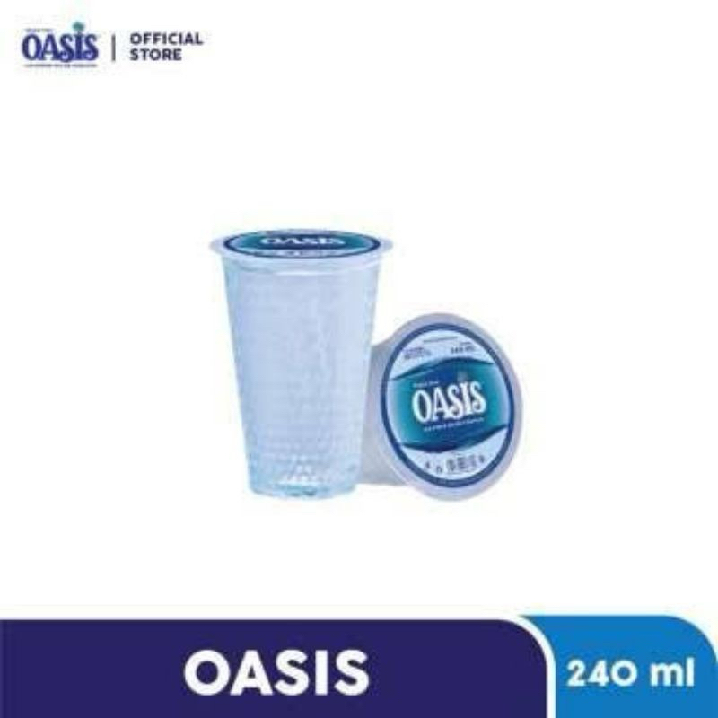 Jual OASIS 240 ML DUS ISI 48 GELAS | Shopee Indonesia