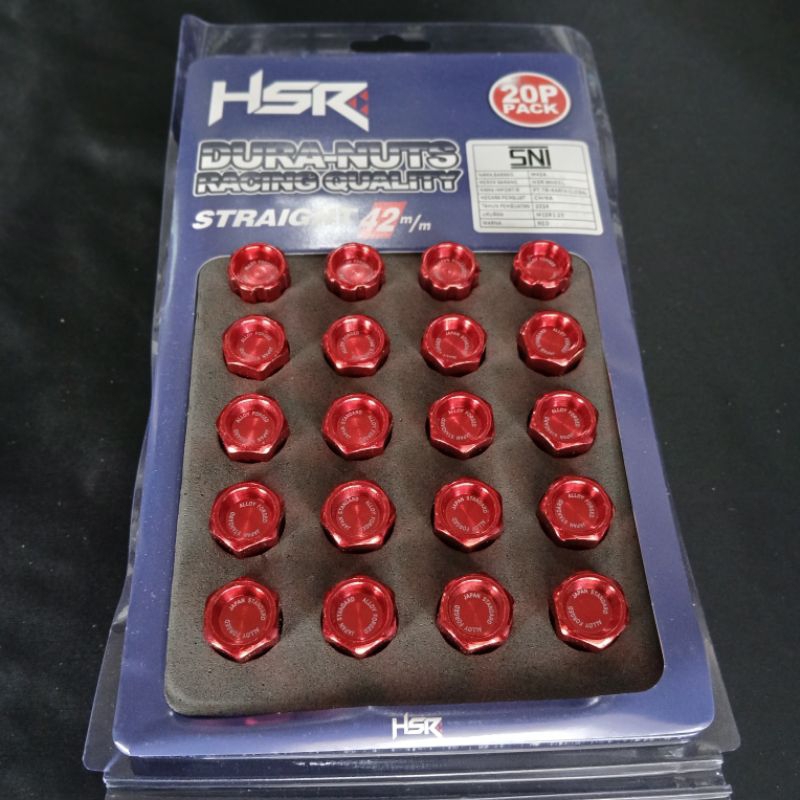 Jual mur baut roda racing dari hsr sudah pake kunci rahasia | Shopee ...