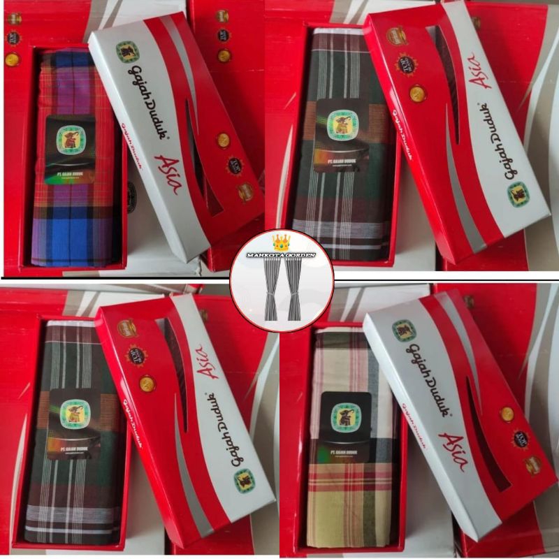 Jual sarung gajah duduk original/kain sarung dewasa merek gajah duduk/sarung gajah duduk asia ...