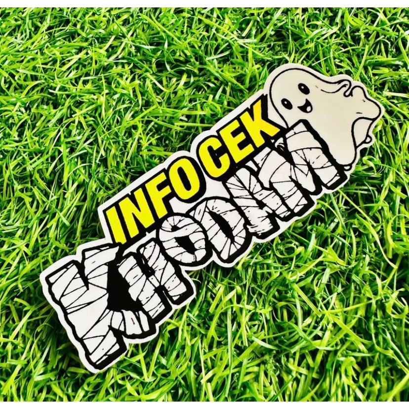 Jual Stiker Sticker Princut "INFO CEK KHODAM" 10 cm x 4 cm: Vinyil ...