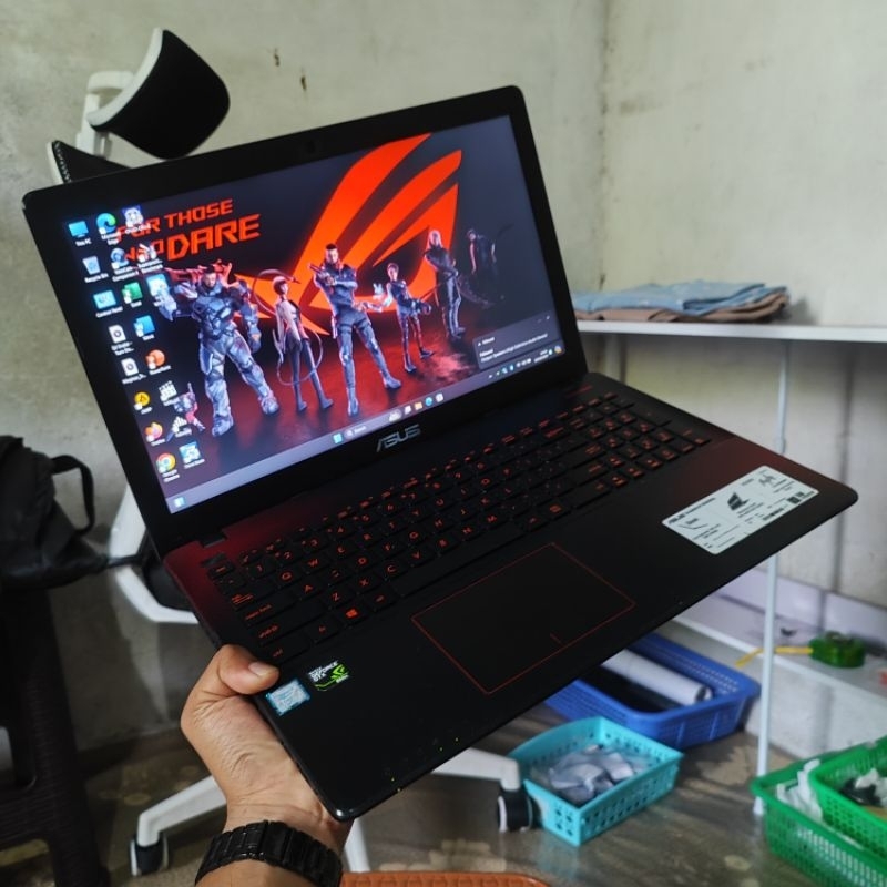 Jual Laptop Gaming Asus BABY ROG X550VX Core i7 Gen 7 RAM 8 GB SSD 128GB + HDD 1TB NVIDIA GTX ...