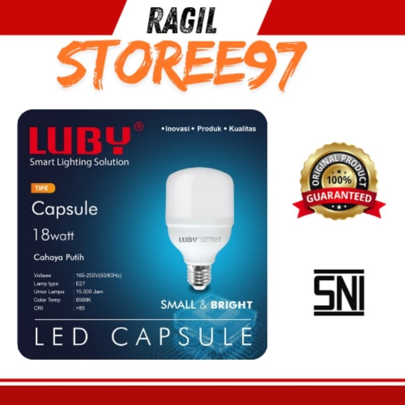 Jual Lampu LED Luby Capsule 18w lampu LED tabung kotak 18w capsule series | Shopee Indonesia