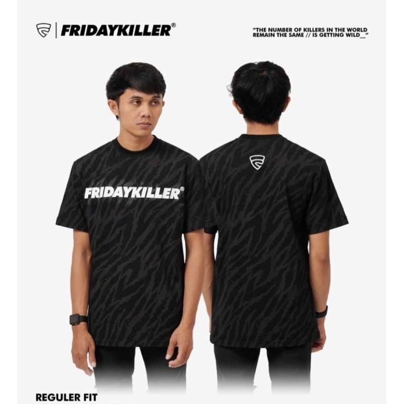 Jual FRIDAY KILLER ( T SHIRT BLACK ) | Shopee Indonesia