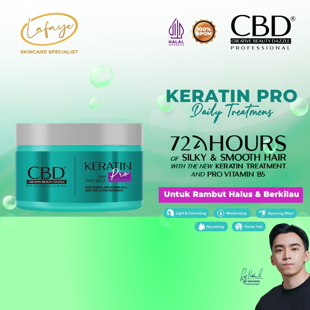 Jual CBD Professional Keratin Pro Daily Use Hair Mask - Masker Rambut ...