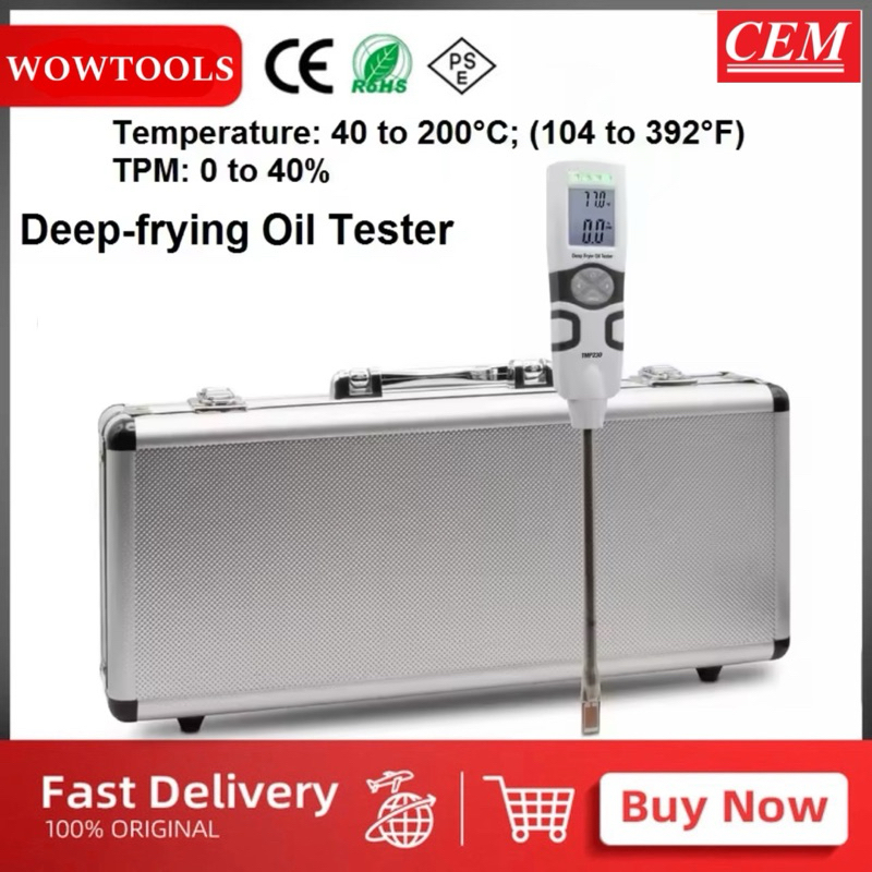 Jual Cooking Oil Tester Oil Temperature and TPM Measurement Tool Frying ...