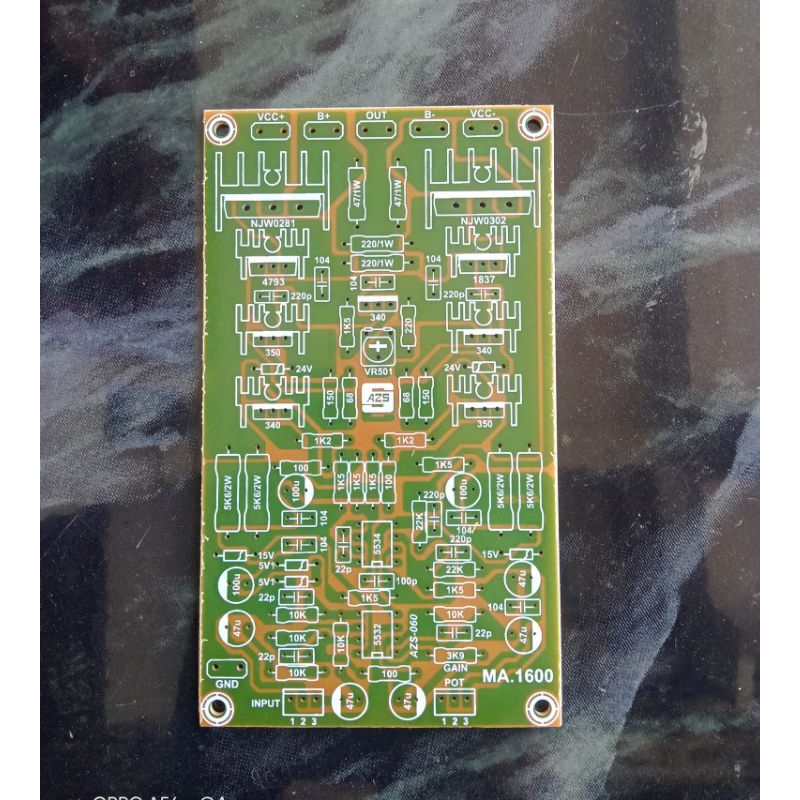 Jual PCB Power Clone Built Up Studio Due MA-1600 Clarity. | Shopee ...