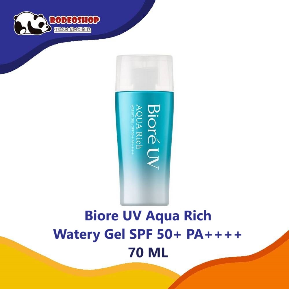 Jual Biore UV Aqua Rich Watery Gel SPF 50+ PA++++ 70ml | Shopee Indonesia
