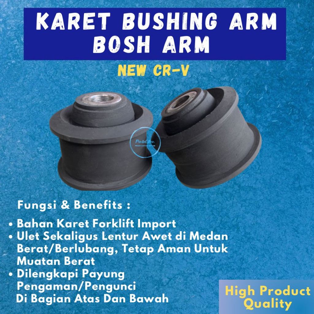 Jual Karet Bushing Arm/Bosh arm NEW CRV Harga 1Set(2Pcs)Kanan Kiri ...