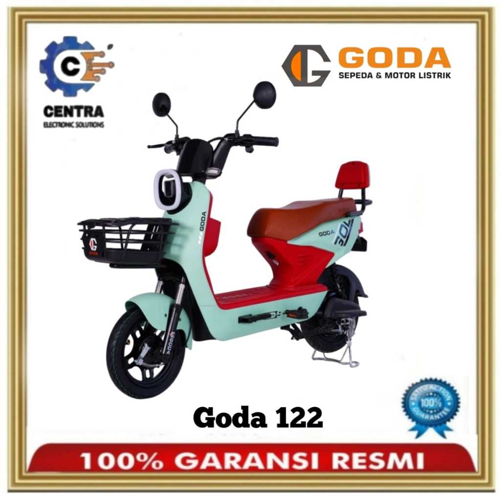 Jual Sepeda Listrik GODA 122 HALO 48V 12AH 48V/12AH Selis Garansi Resmi ...