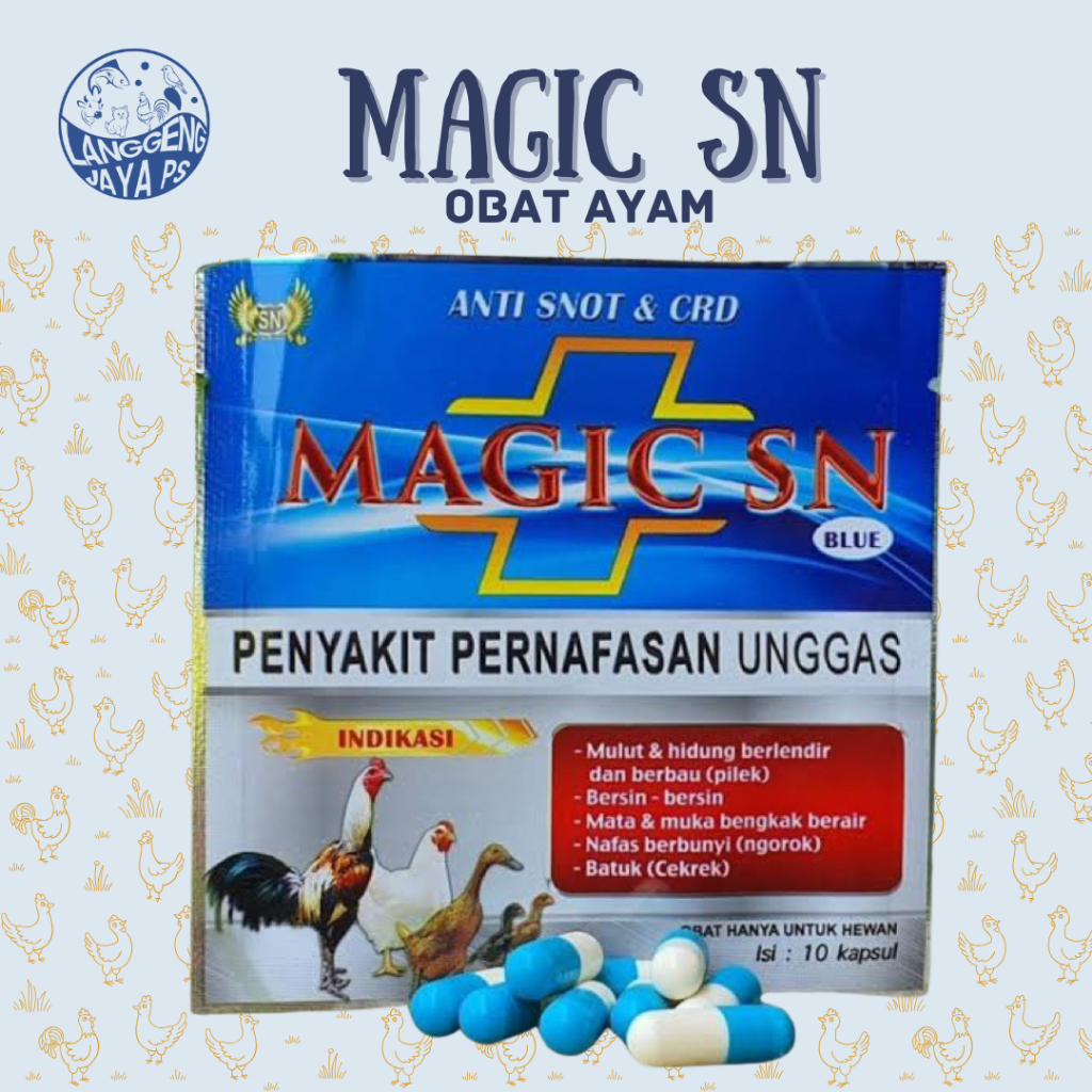 Jual Obat pernafasan unggas ayam Magic SN | Shopee Indonesia