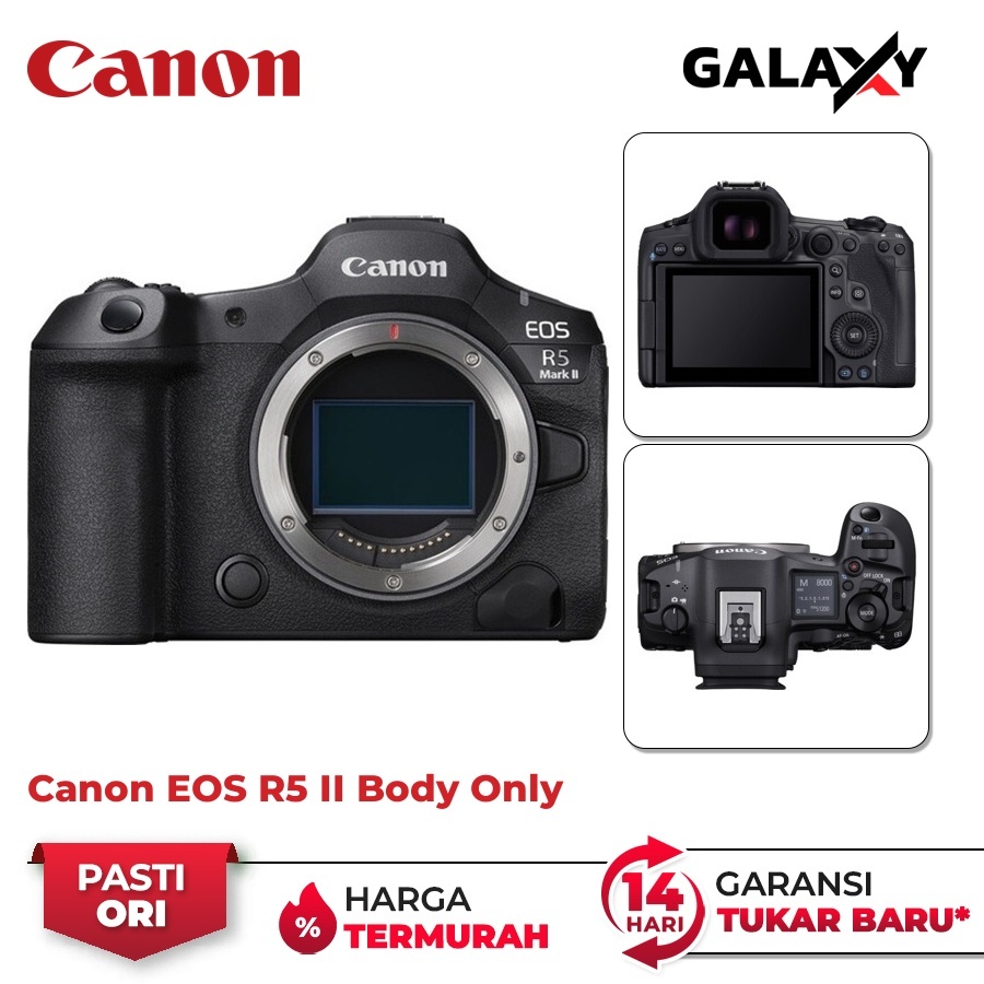Jual Canon EOS R5 II Body Only Mirrorless Camera R5II Mark 2 Garansi ...