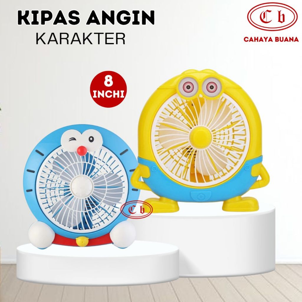Jual KIPAS ANGIN KARAKTER 8 inchi / KIPAS MEJA LISTRIK TABLE FAN ...