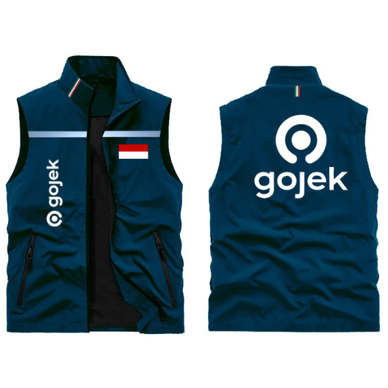 Jual Rompi Go-Jek | Jaket Rompi Gojek | Rompi Vest Skotlet Taslan ...