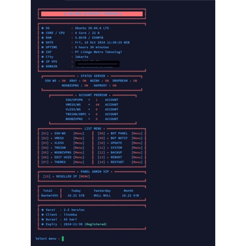 Jual Script premium v2.5 vps opensource/hak milik haproxy | Shopee Indonesia