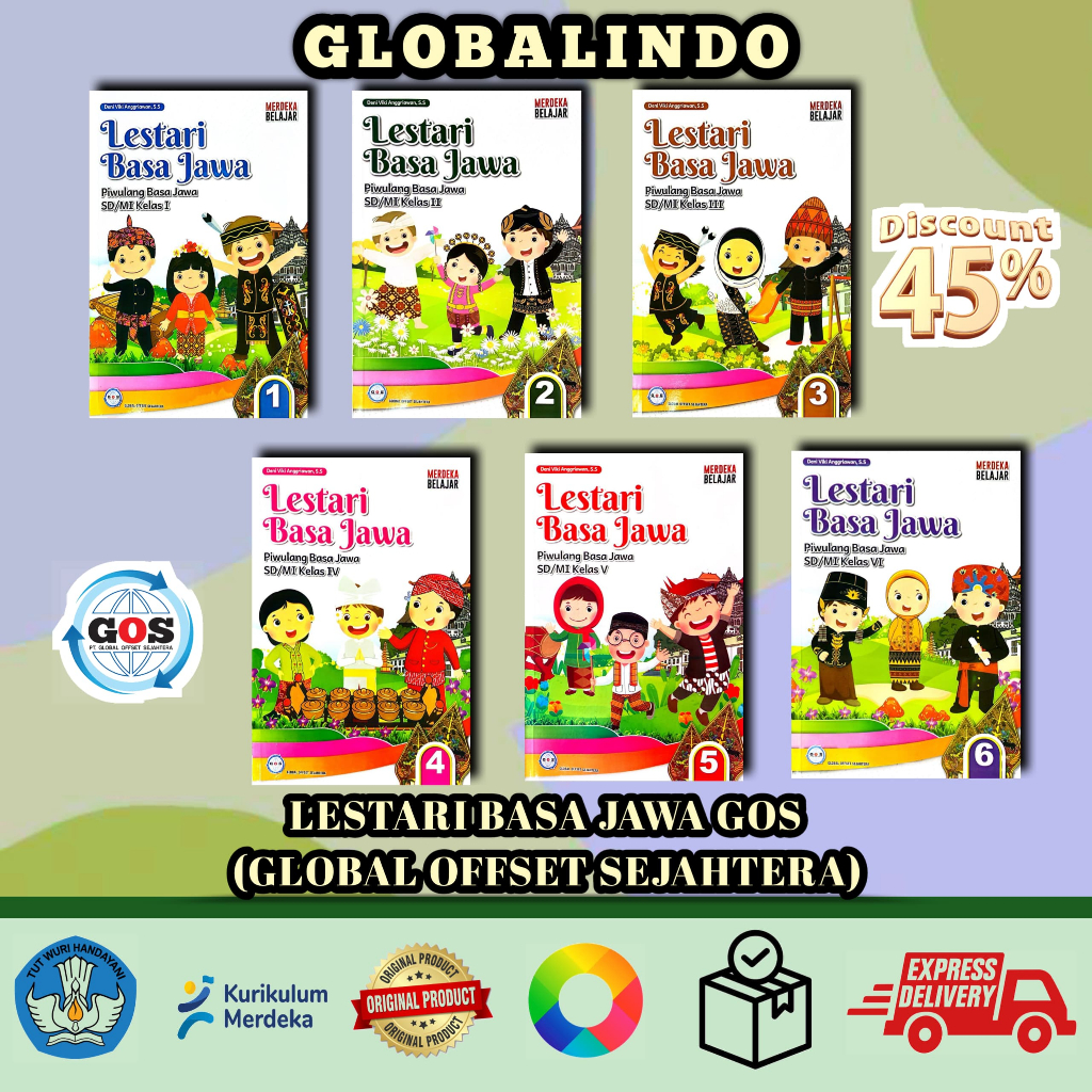 Jual Buku Siswa Pendamping LESTARI BASA JAWA Kelas 1,2,3,4,5,6 SD/MI Kurikulum Merdeka GOS ...