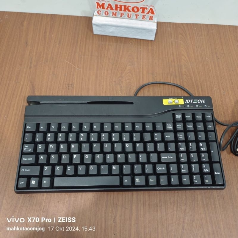 Jual Keyboard ID TECH VersaKey 230 keyboard second Cocok untuk Kasir ...