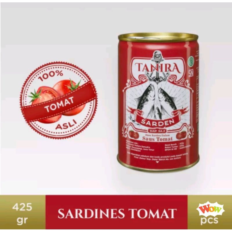 Jual SARDEN TANIRA KALENG BESAR 425 GR | Shopee Indonesia