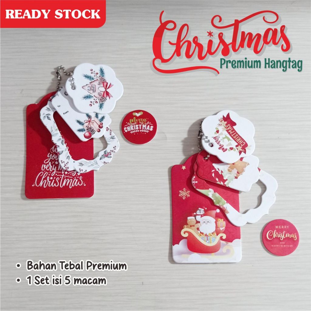 Jual Hangtag Natal tebal Premium Christmas Hang Tag | Shopee Indonesia