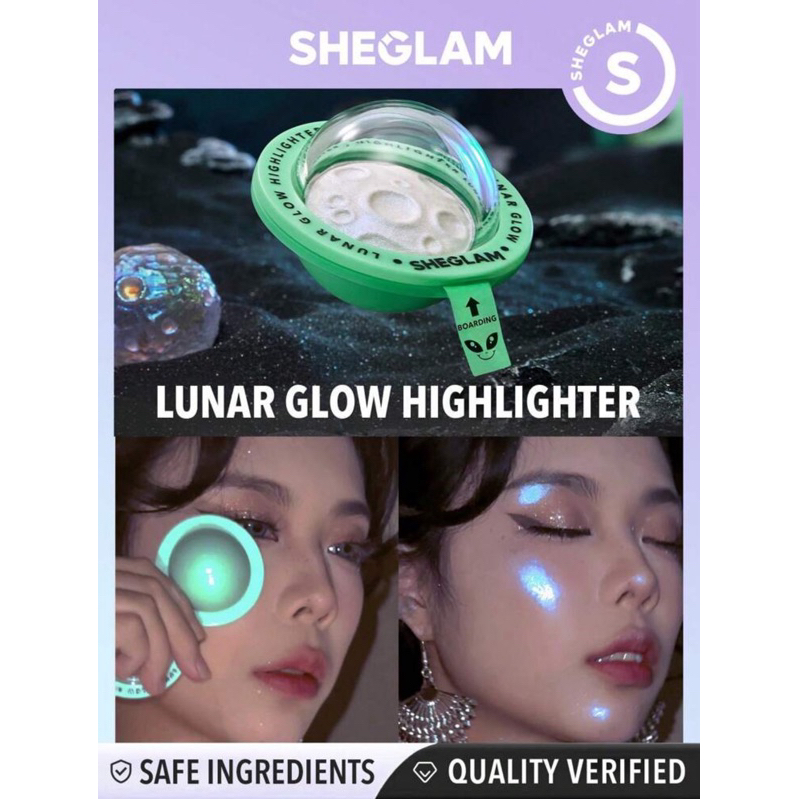 Jual SHEGLAM Lunar Glow Highlighter UFO Viral | Shopee Indonesia
