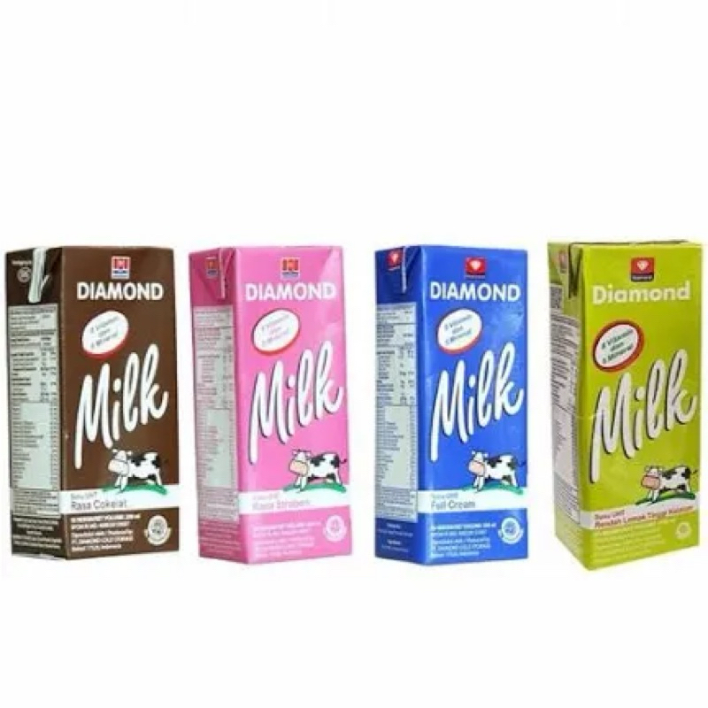 Jual diamond uht milk 200ml | Shopee Indonesia