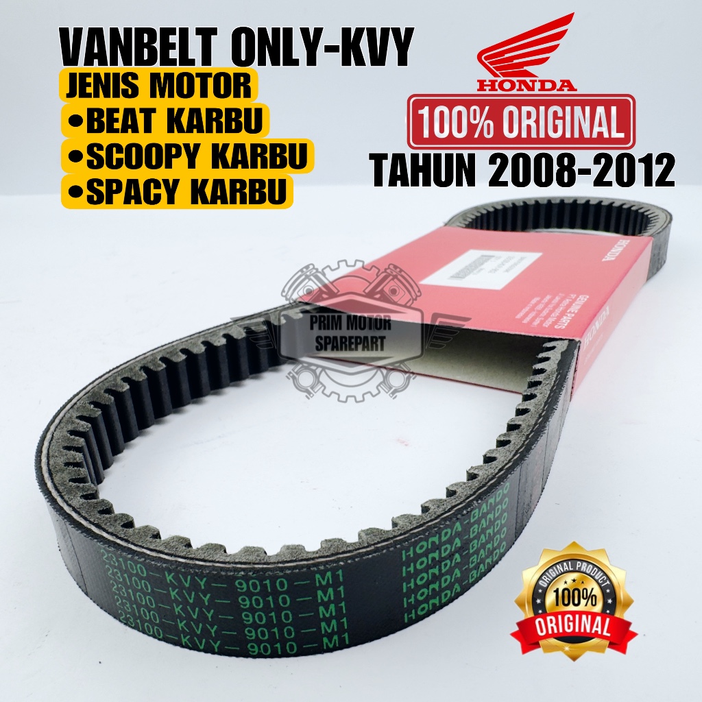 Jual VANBELT V-BELT ORIGINAL KVY HONDA BEAT KARBU, SCOOPY KARBU, SPACY ...