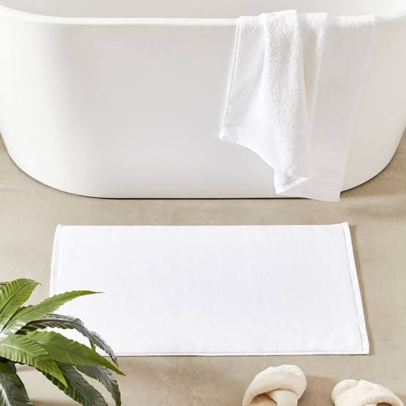 Jual Keset Kaki Handuk Putih Luxury Khusus Hotel 1100GSM Full Cotton ...