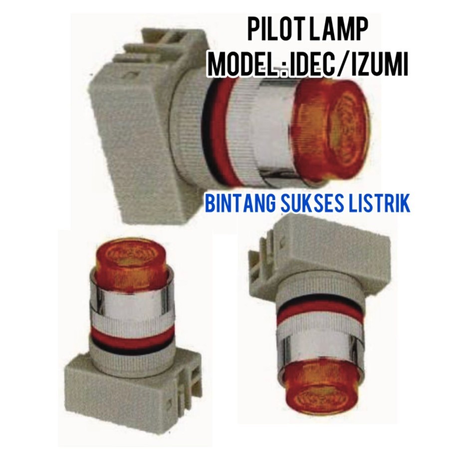 Jual ORIGINAL Pilot Lamp Model Idec / Izumi APW 199E Diameter 22mm 25mm ...
