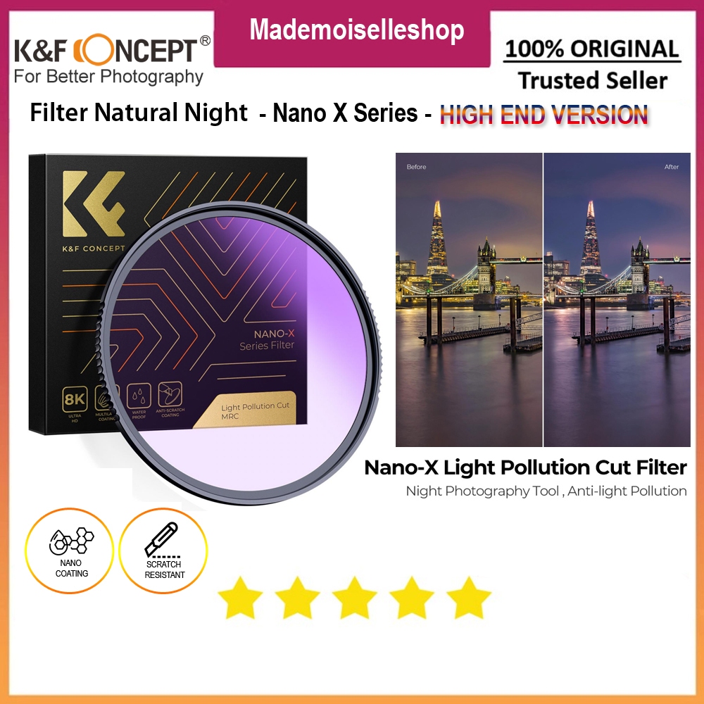 Jual KNF CONCEPT Filter Natural Night Nano-X Coating - 52mm - Filter ...