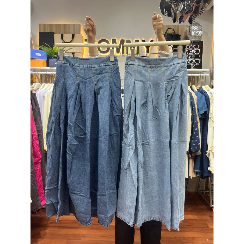 Jual TOMMYPGC Rok Jeans Rampel A- Line 910 | Shopee Indonesia