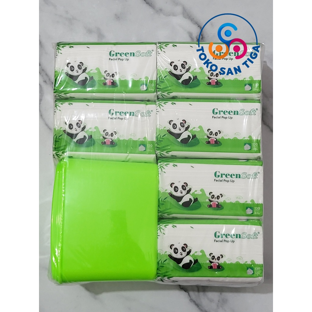 Jual Greensoft Tissue Tisu Pop Up 130 Sheet isi 6 pcs | Shopee Indonesia