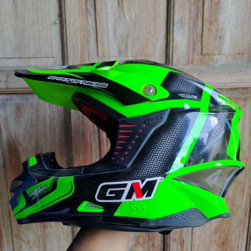 Jual Helm GM cross original, bekas, seken mulus | Shopee Indonesia