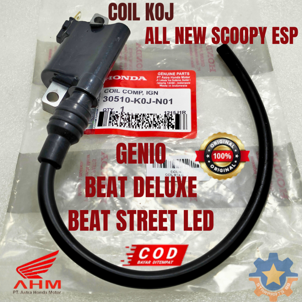Jual COIL KOJ HONDA BEAT FI POP STREET LED SUPRA FI GTR 125 SONIC ...