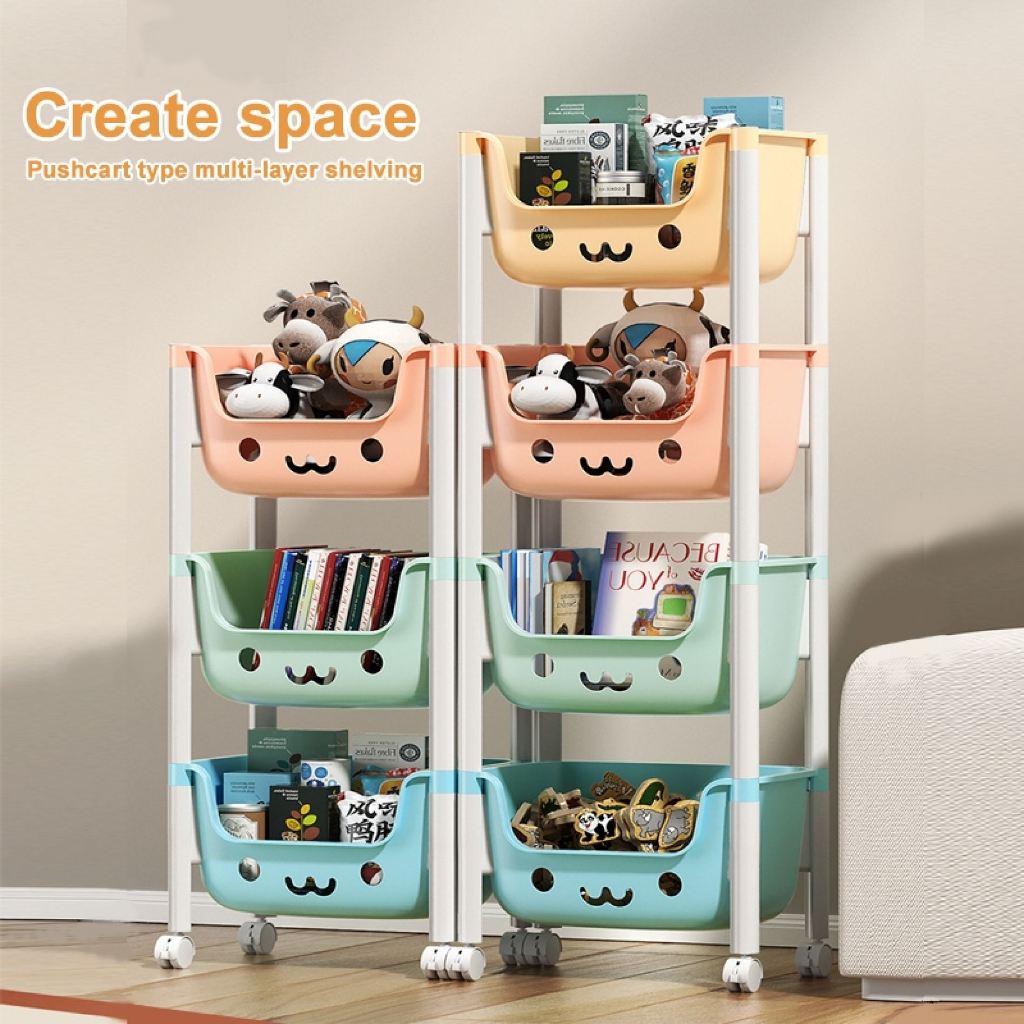 Jual Rak Roda Susun Anak Rak Dapur/Kamar Mandi Tempat Penyimpanan ...