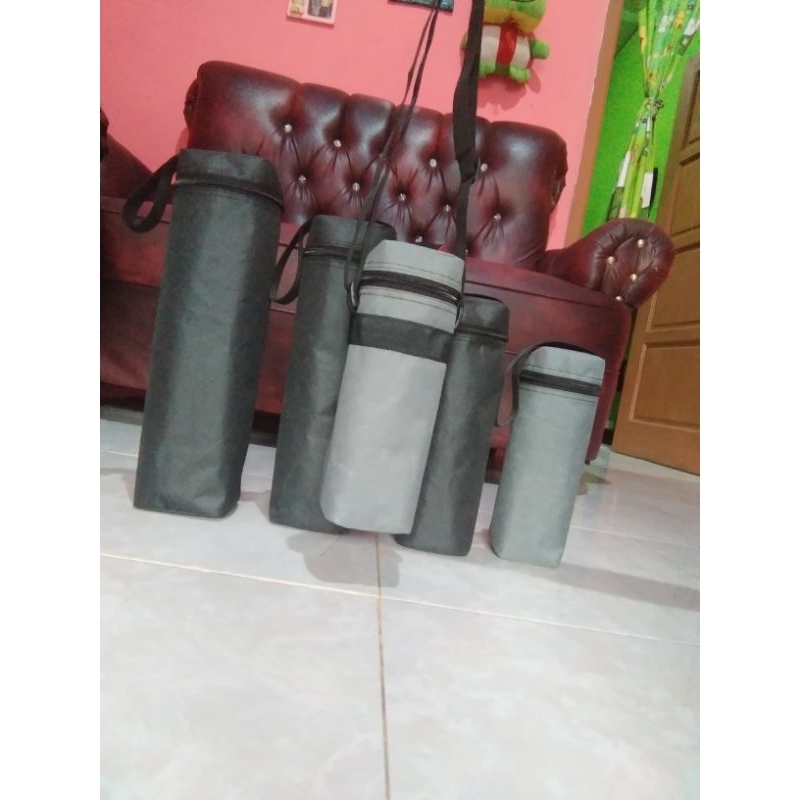 Jual TAS BOTOL 2LITER 1500 1100 LITER TAS BOTOL HITAM Polos, TUMBLER ...
