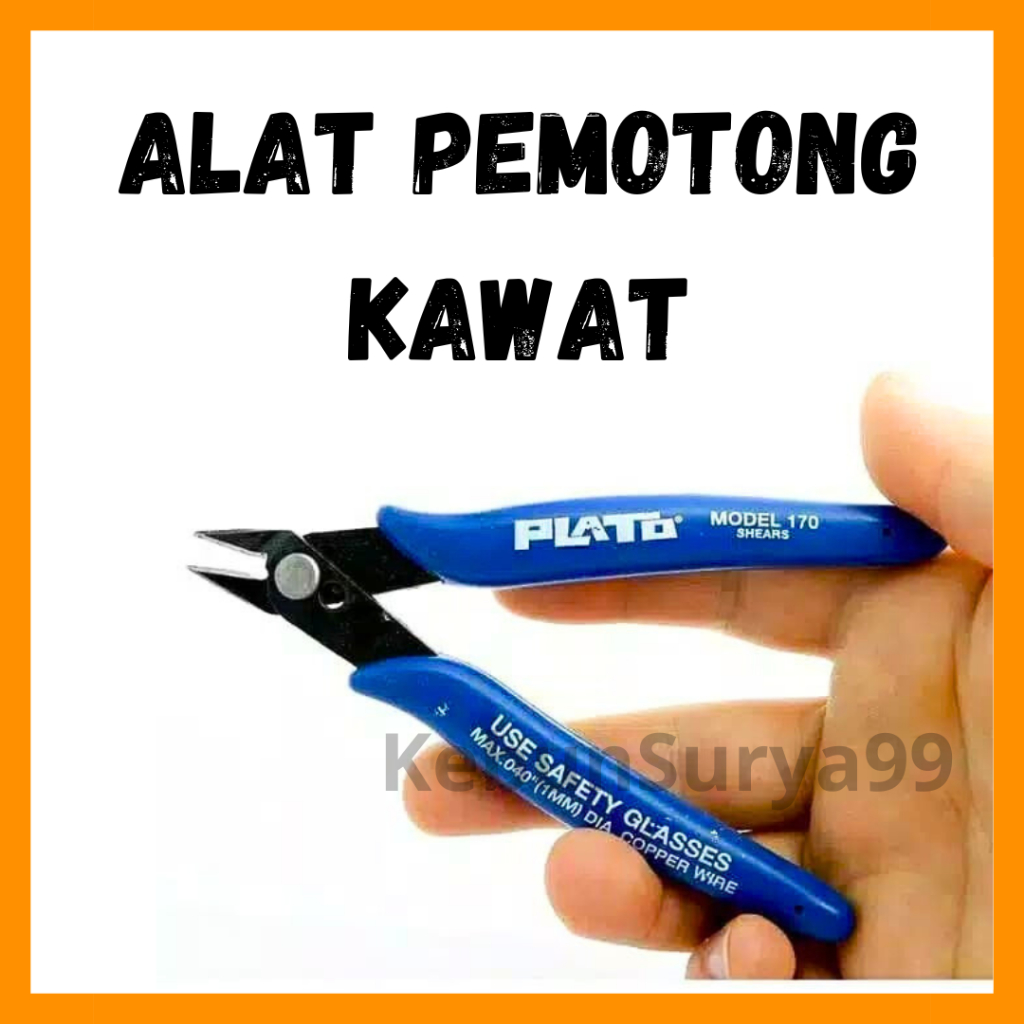 Jual Tang Potong Kupas Kawat Kabel 5 Inch Tang Cutter Nipper Mini ...