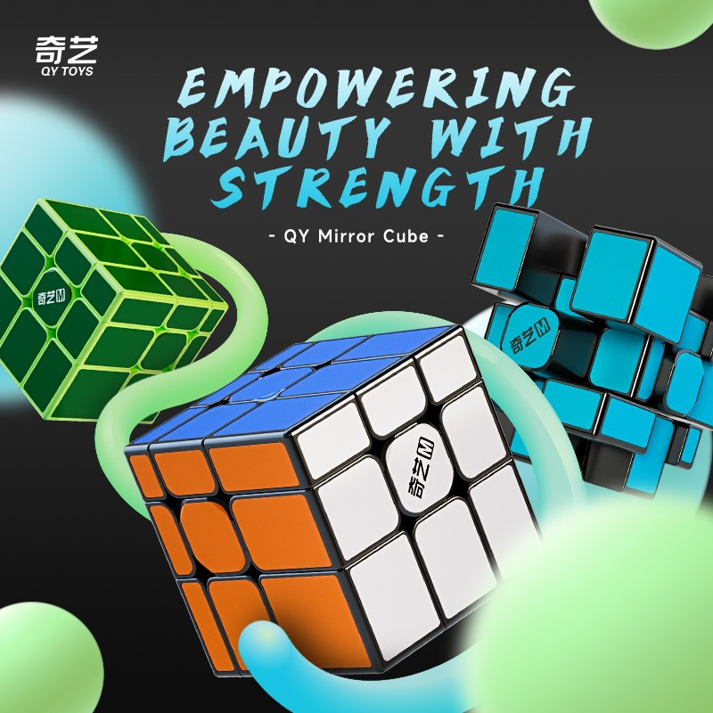 Jual Magic Cube QiYi Mirror 3x3 Qi Yi Mirror 3x3x3 Block Puzzle Kubus ...