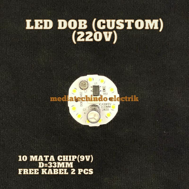 Jual Mesin Lampu Pcba LED AC 9W d.33mm.. Modul led. LED AC. Pcb ...