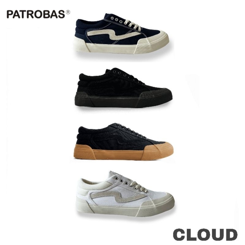 Jual Patrobas Cloud Low Black White / Off-White / All-Black / Black Gum Original | Shopee Indonesia