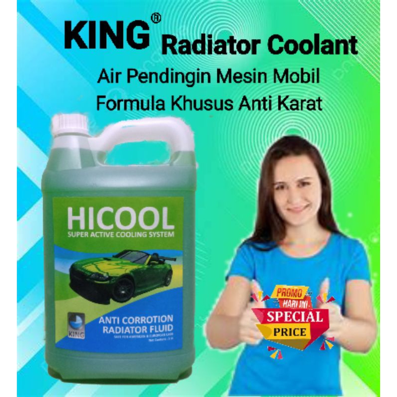 Jual Radiator Coolant 5 L Formula Khusus Mesin Mobil & Anti Karat ...