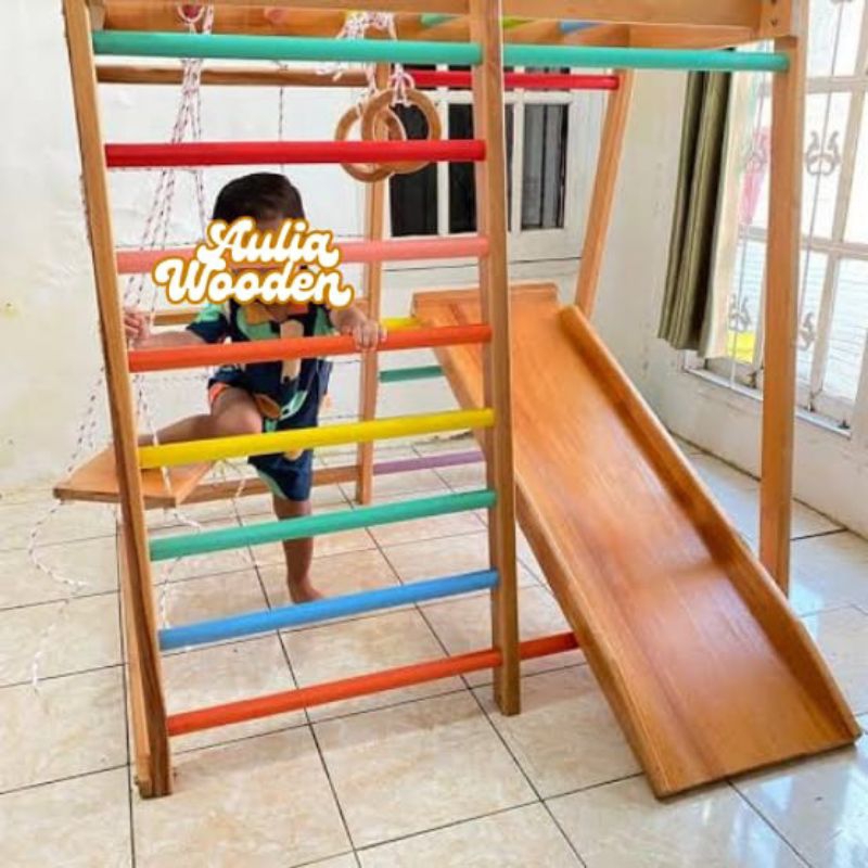 Jual Brakiasi Tipe Besar 140 cm fullset climber / playground anak ...