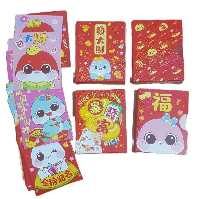 Jual Box 36 lmb Angpao Kucing Hoki Maneki neko kuromi capybara imlek ...
