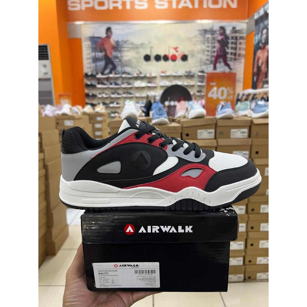 Jual Airwalk Baltic Black/Red Men Shoes Original | Shopee Indonesia