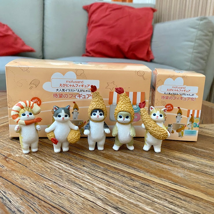 Jual Figure Miniatur Karakter Mofusand Tempura Pajangan Cat Mainan Anak ...