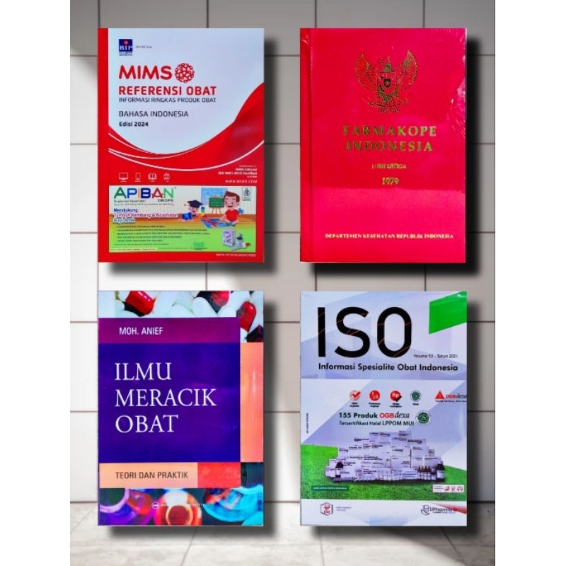 Jual PAKET 4 BUKU FARMASI ( FARMAKOPE EDISI 3 | ISO OBAT VOL.53 | ILMU ...