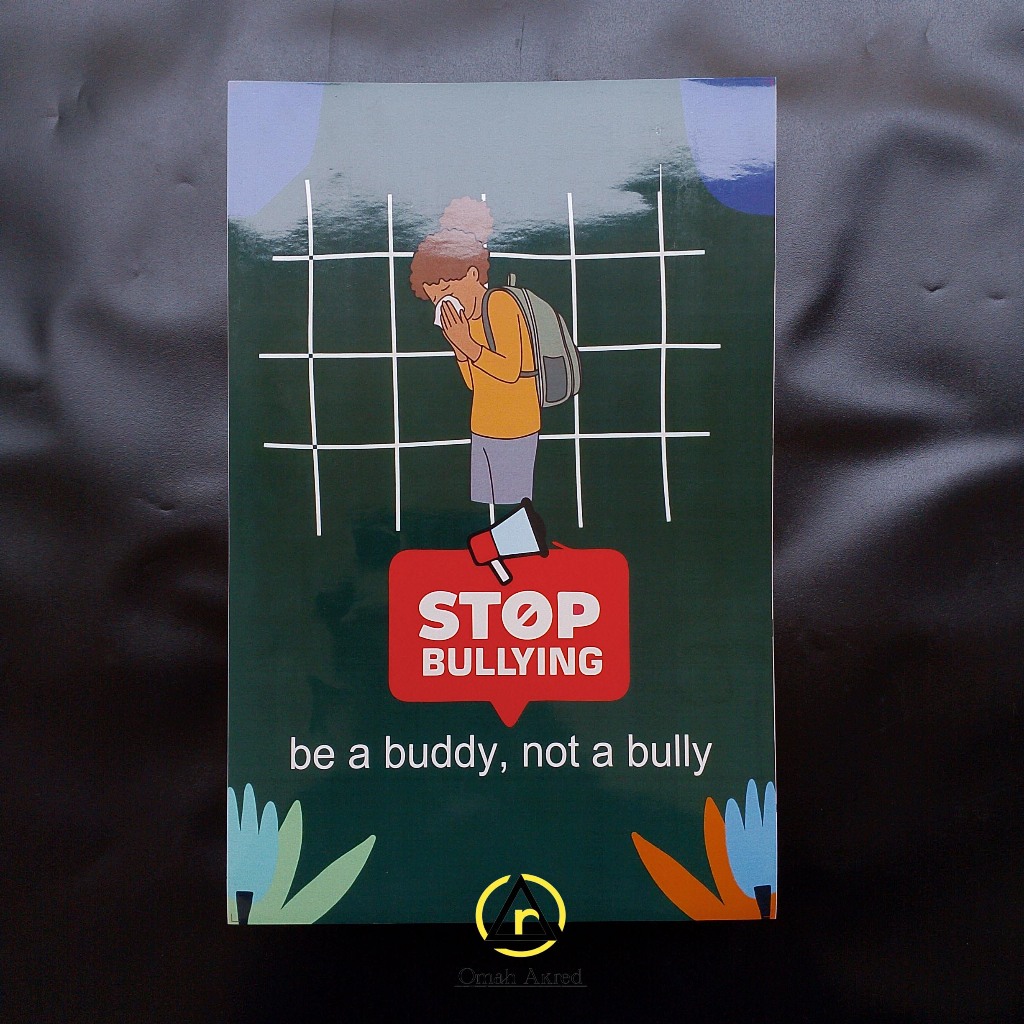 Jual Stiker Stop Bullying - Be A Buddy Not A Bully - Stiker Perundungan ...
