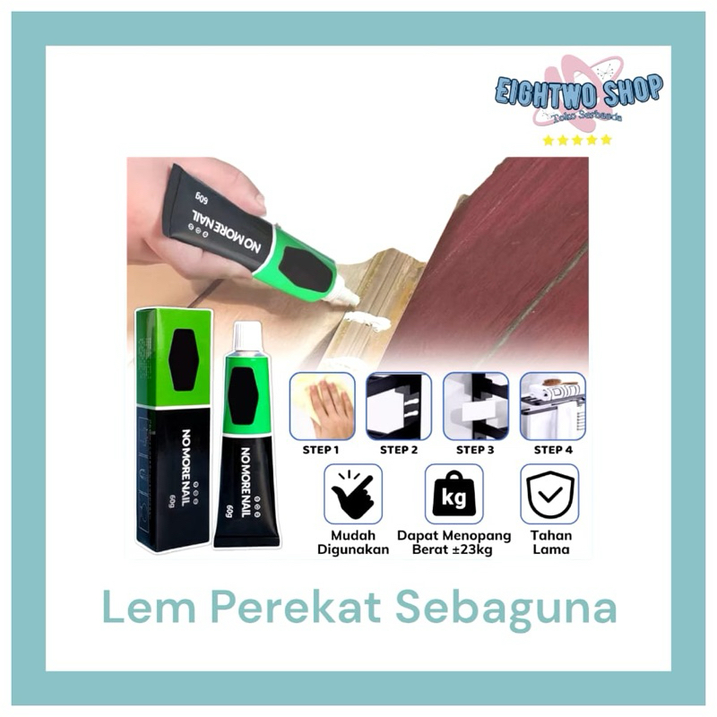 Jual Lem Perekat Serbaguna Pengganti Paku Dan Sekrup Cairan Penempel ...