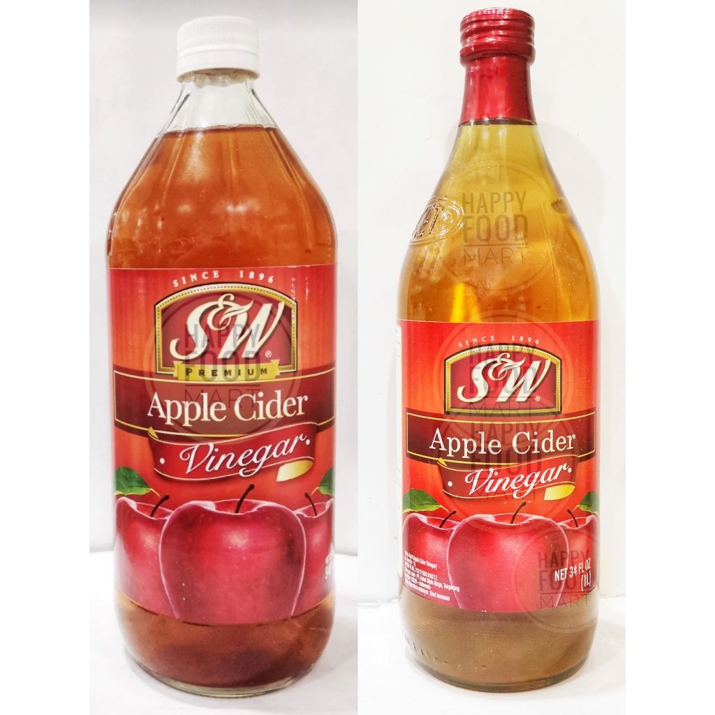Jual [BPOM RI] S&W APPLE CIDER VINEGAR 946ML/SW SARI CUKA APEL IMPORT 1 ...